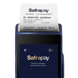 Peça sua Máquina de Cartão para CNPJ da SafraPay | SafraPay